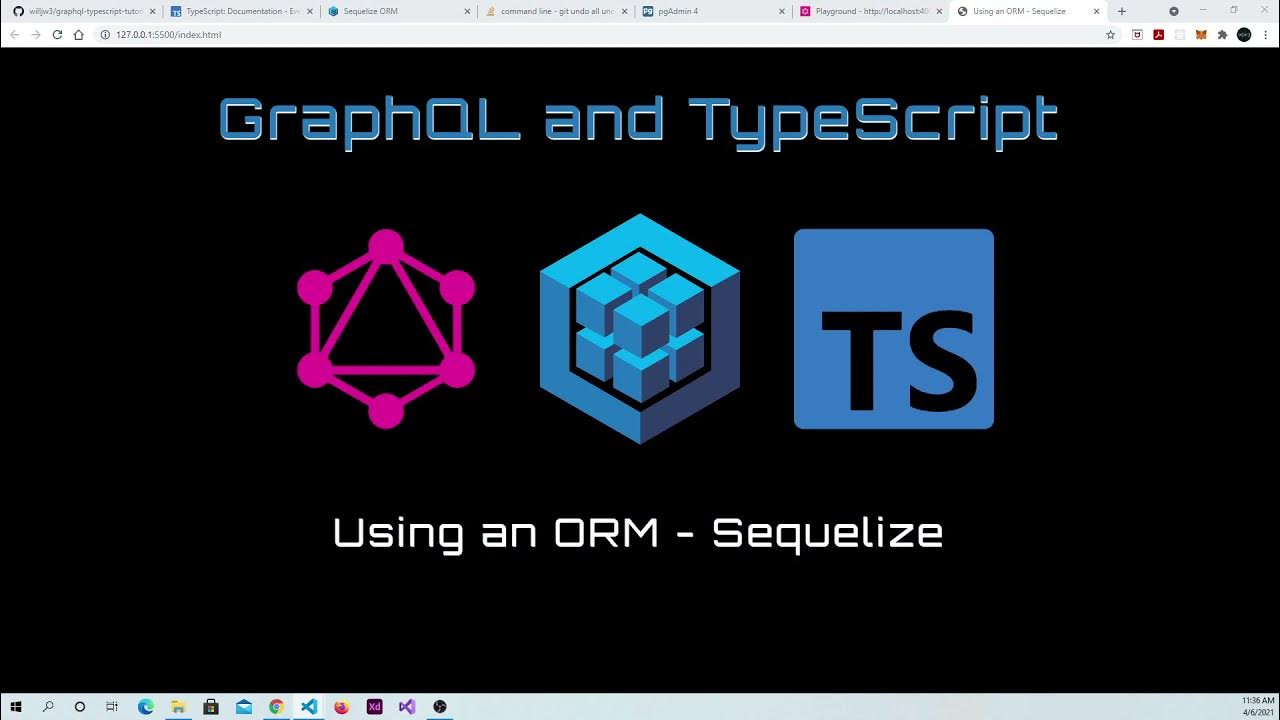 5. GraphQL and TypeScript: Using an ORM - Sequelize - YouTube