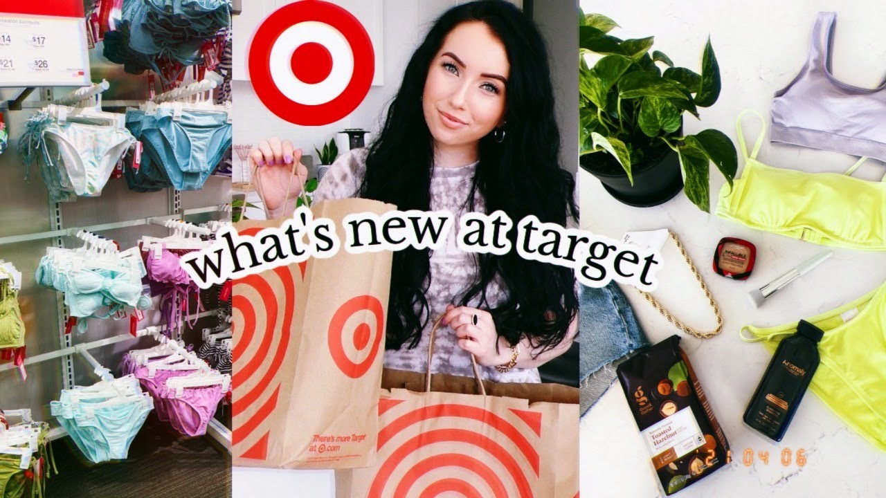 WHAT'S NEW AT TARGET SPRING 2021 🎯 huge haul & try on! best bra, beauty ...
