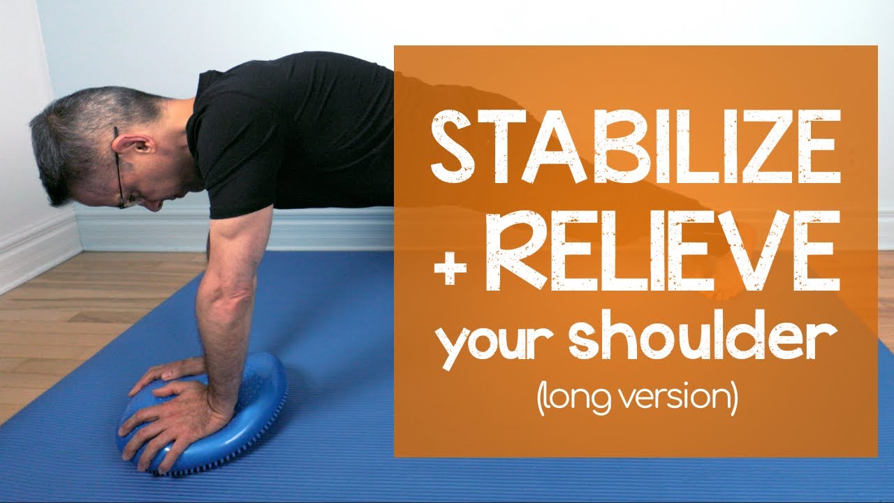 Shoulder stabilisation : exercises to relieve pain (long version) - YouTube