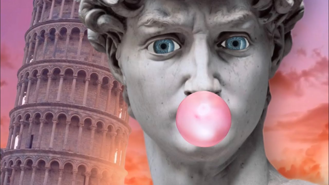 Funny Motion Animation with Michelangelo David statue - YouTube