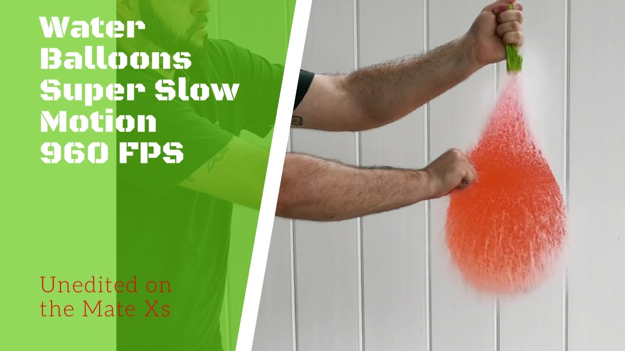 Water Balloons Super Slow Motion 960 FPS - YouTube