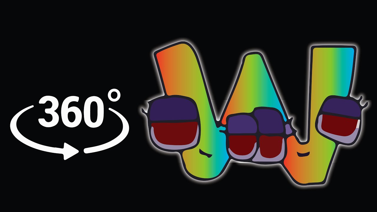 Alphabet Lore But It's W Finding challenge #4 | 360 Degree video - YouTube