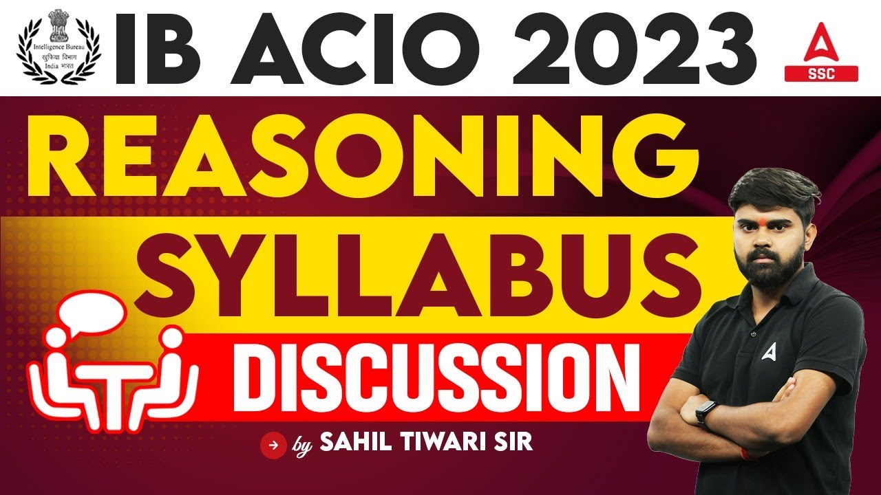 IB ACIO Syllabus 2023 | IB ACIO Reasoning Syllabus Discussion | By ...