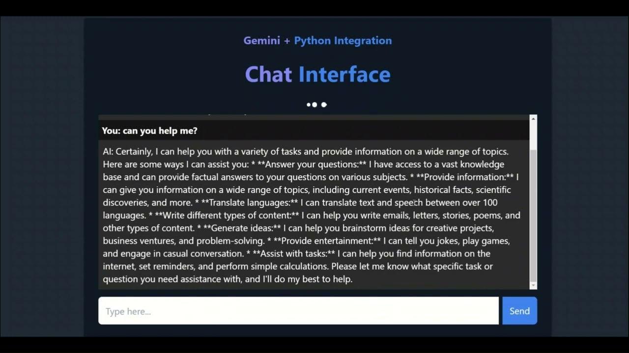 Python Powers Gemini: Building the Next-Gen Chatbot with FREE Google AI - YouTube