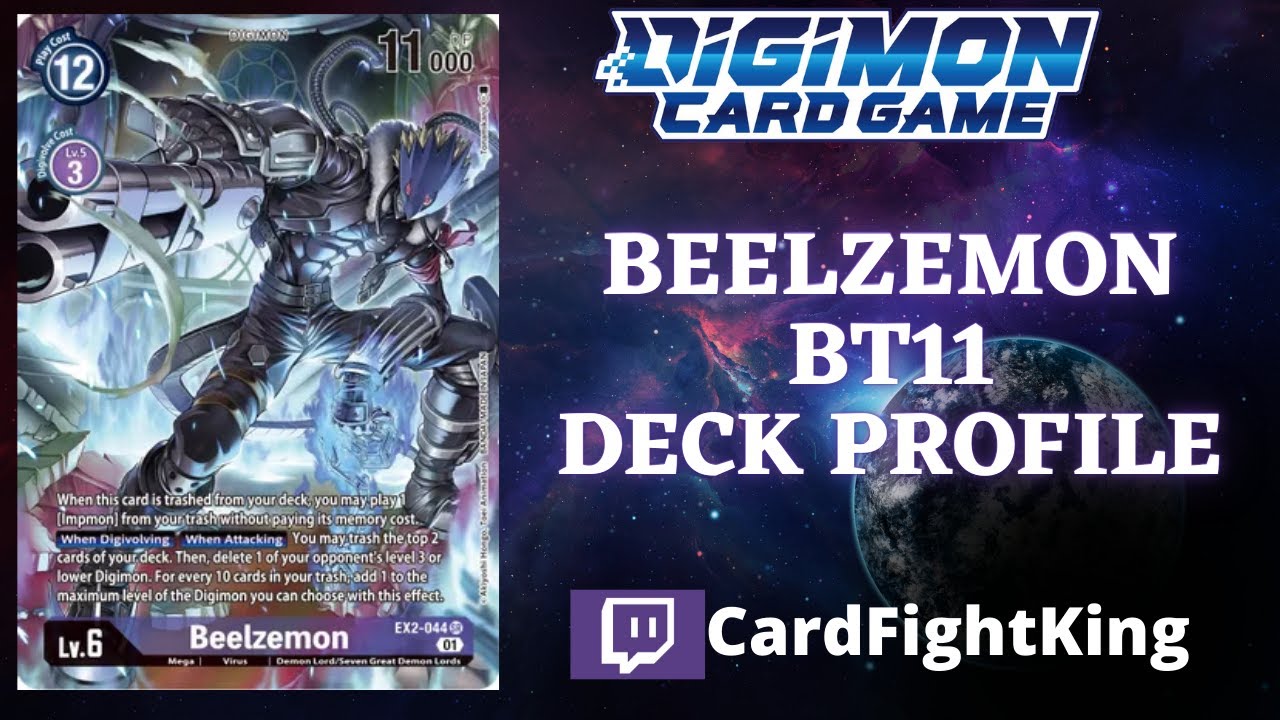 BT11 Beelzemon Warp Turbo (Pre Advanced Deck) Deck Profile | Digimon ...