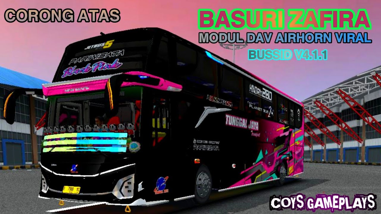 SHARE ⁉️KODENAME BUSSID V4.1.1 TELOLET BASURI ZAFIRA MODUL DAV AIRHORN ...
