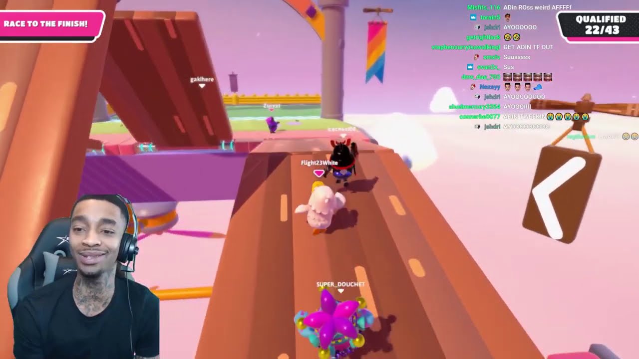 FlightReacts plays Fall Guys for the 19th time & this happened! - YouTube