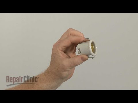Whirlpool Gas Range Light Socket Replacement #W10554269 | Repair Clinic