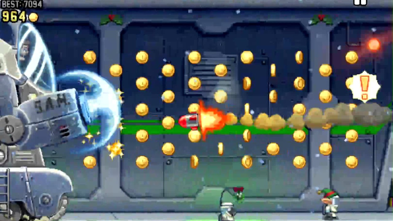 Jetpack Joyride - Daily Sam Challenge (Insane) - YouTube