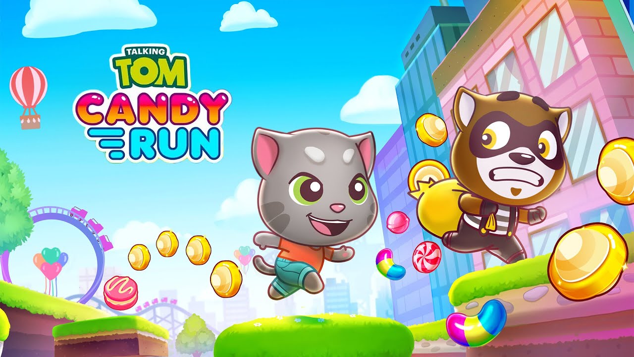 Talking Tom Candy Run | Angela Candy Run - Android GamePlay (Episode 17 ...