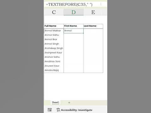 TEXTBEFORE and TEXTAFTER Formula in Excel - YouTube