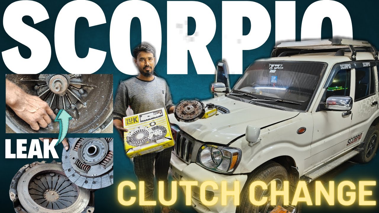 SCORPIO M HAWK CLUTCH CHANGE I SCORPIO M HAWK 2013 CLUTCH OIL LEAKAGE I ...
