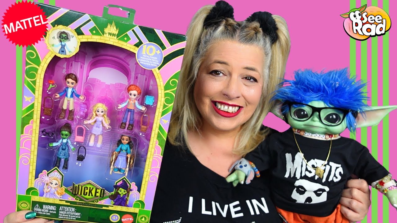 Mattel Wicked Students of Shiz 5 Small Doll Multipack - Up-Close Look ...