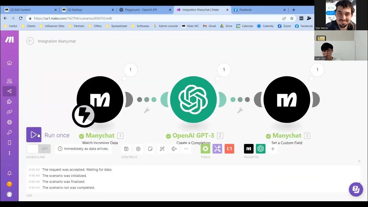 Connecting ChatGPT To ManyChat Tutorial (ManyChat Template Included) - YouTube