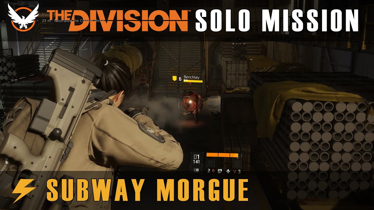 Tom Clancy's The Division - Subway Morgue Solo Story Mission ...