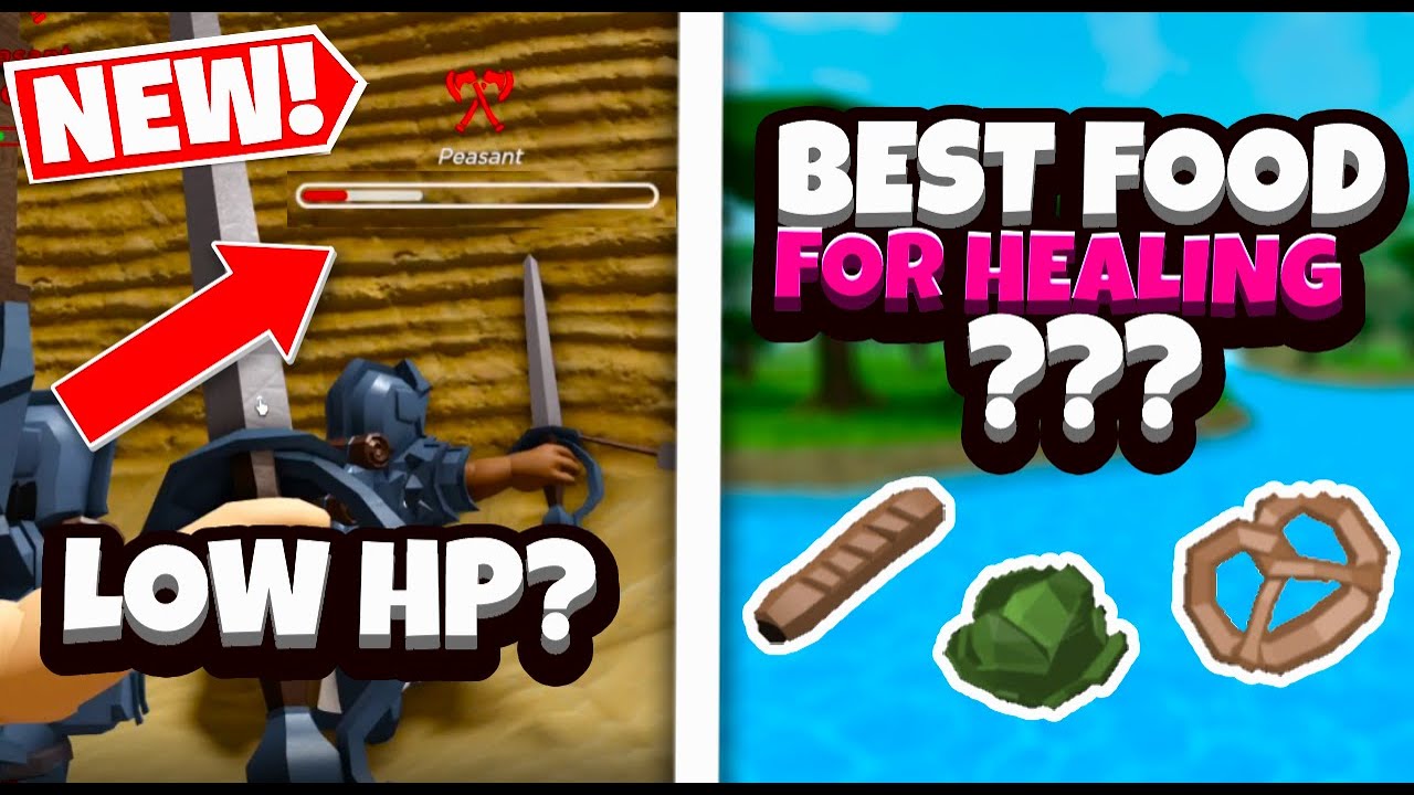 BEST FOOD FOR HEALING?? NEW FOOD UPDATE! in ROBLOX SURVIVAL GAME - YouTube