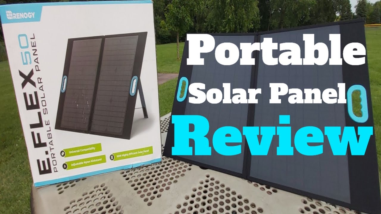 RENOGY EFlex 50 Watt Solar Panel Unboxing & Review - YouTube