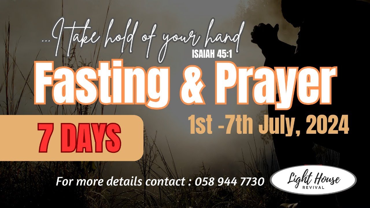 FASTING PRAYER DAY 2| 2 July 2024| HOLY SPIRIT SERVICE - YouTube