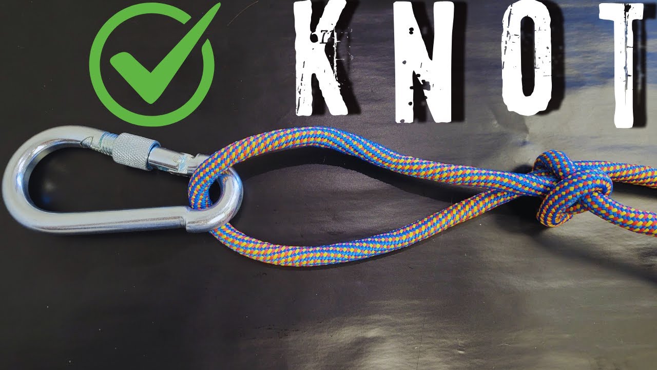 One of the greatest knots for life - Perfection non Slip Loop - YouTube