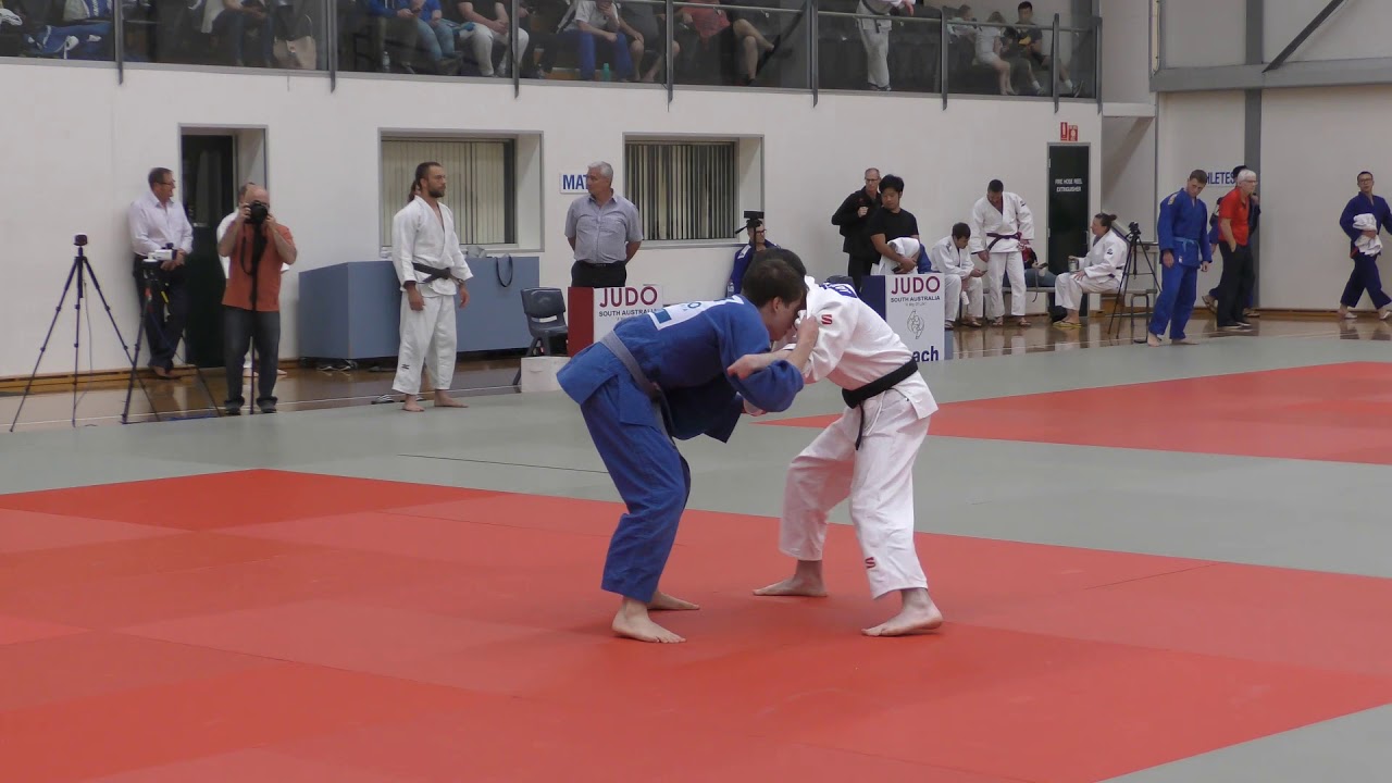 2019 SAIO Judo Championships, contest 17, u60, James Zahra + Ayzelman ...