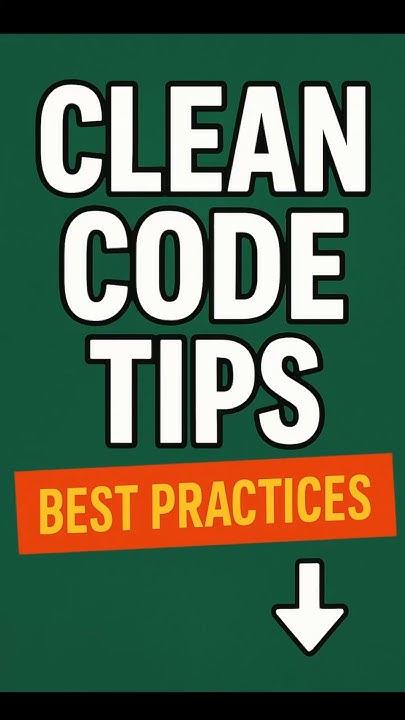 Clean Code Tips Every Dev Should Know - YouTube