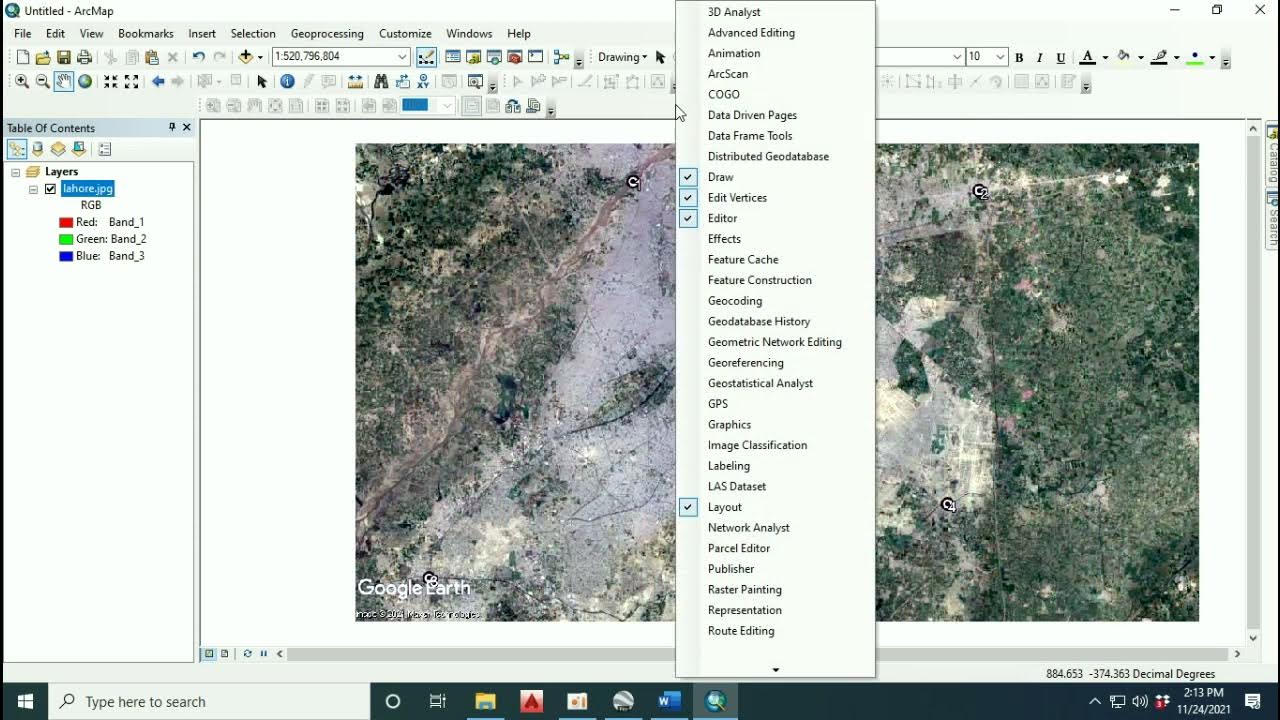 Georeferencing an Imagery in ArcMap 10.2 #GIS #Remotesensing - YouTube
