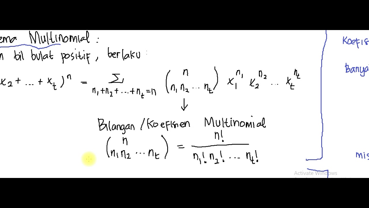 Matematika Diskrit 7: Multinomial dan Binomial Newton - YouTube