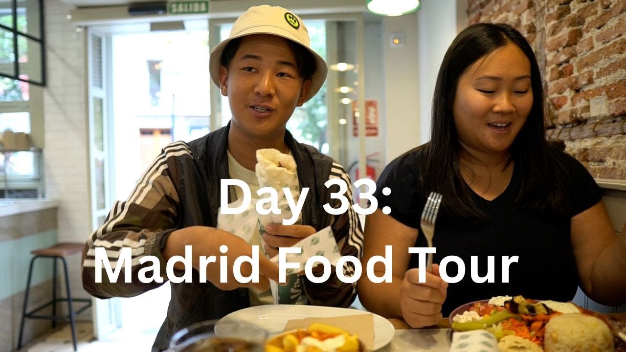 Day 33 of Traveling around the World: Madrid Food Tour - YouTube
