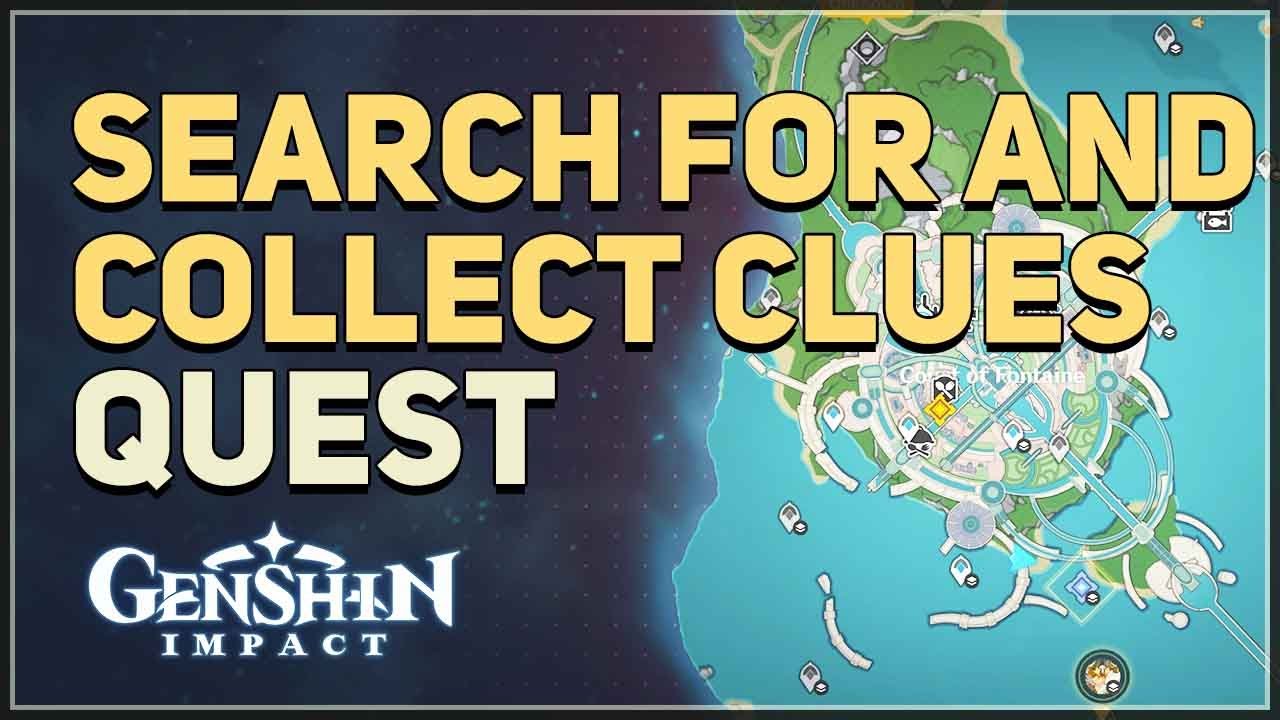 Search for and collect clues Genshin Impact - YouTube