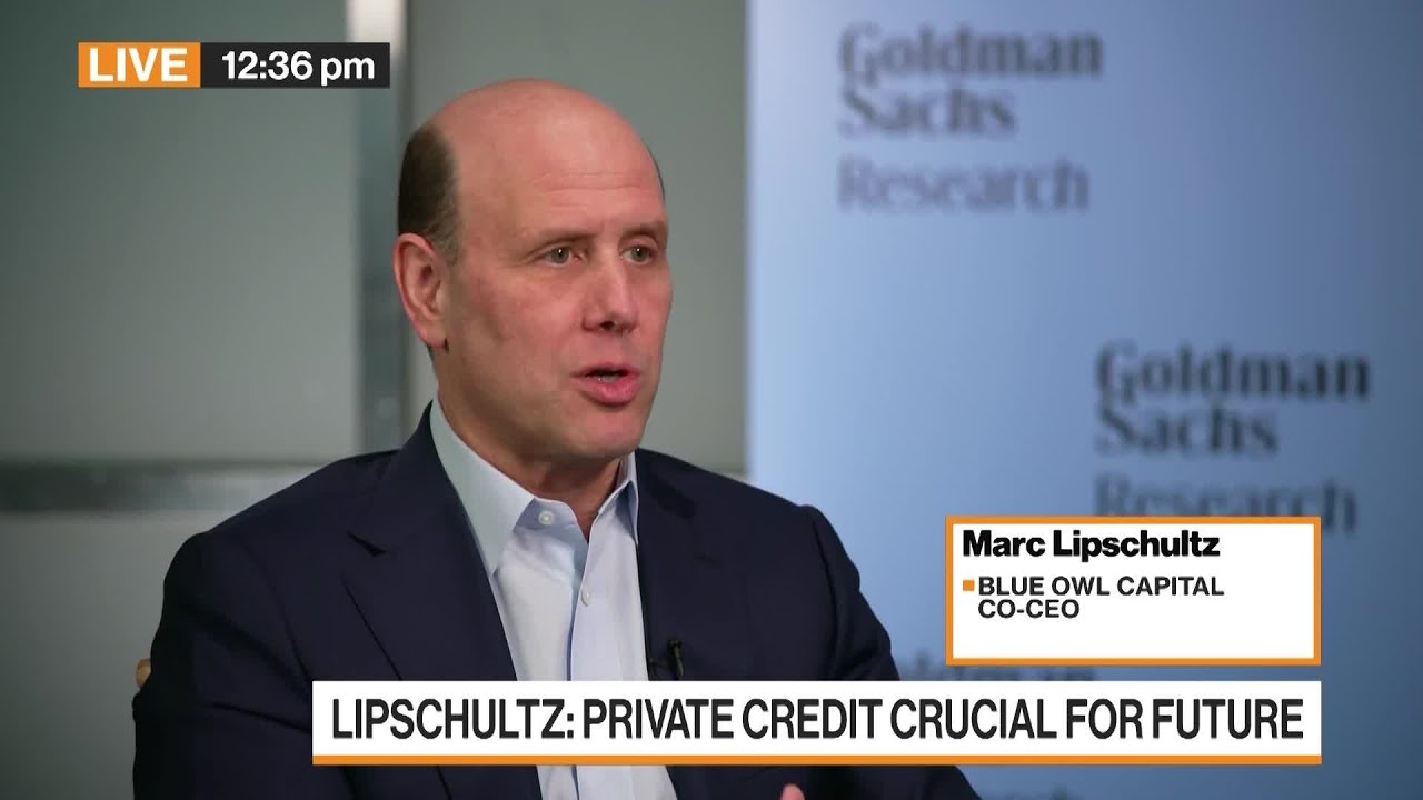 Blue Owl’s Lipschultz Talks Private Markets, Interest Rates - YouTube