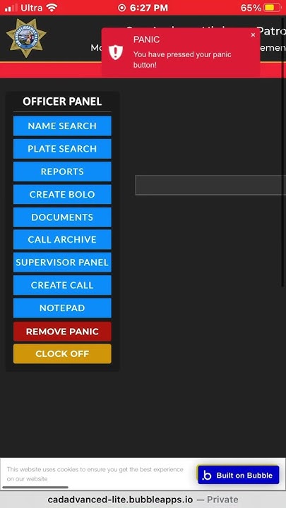 Panic button - YouTube