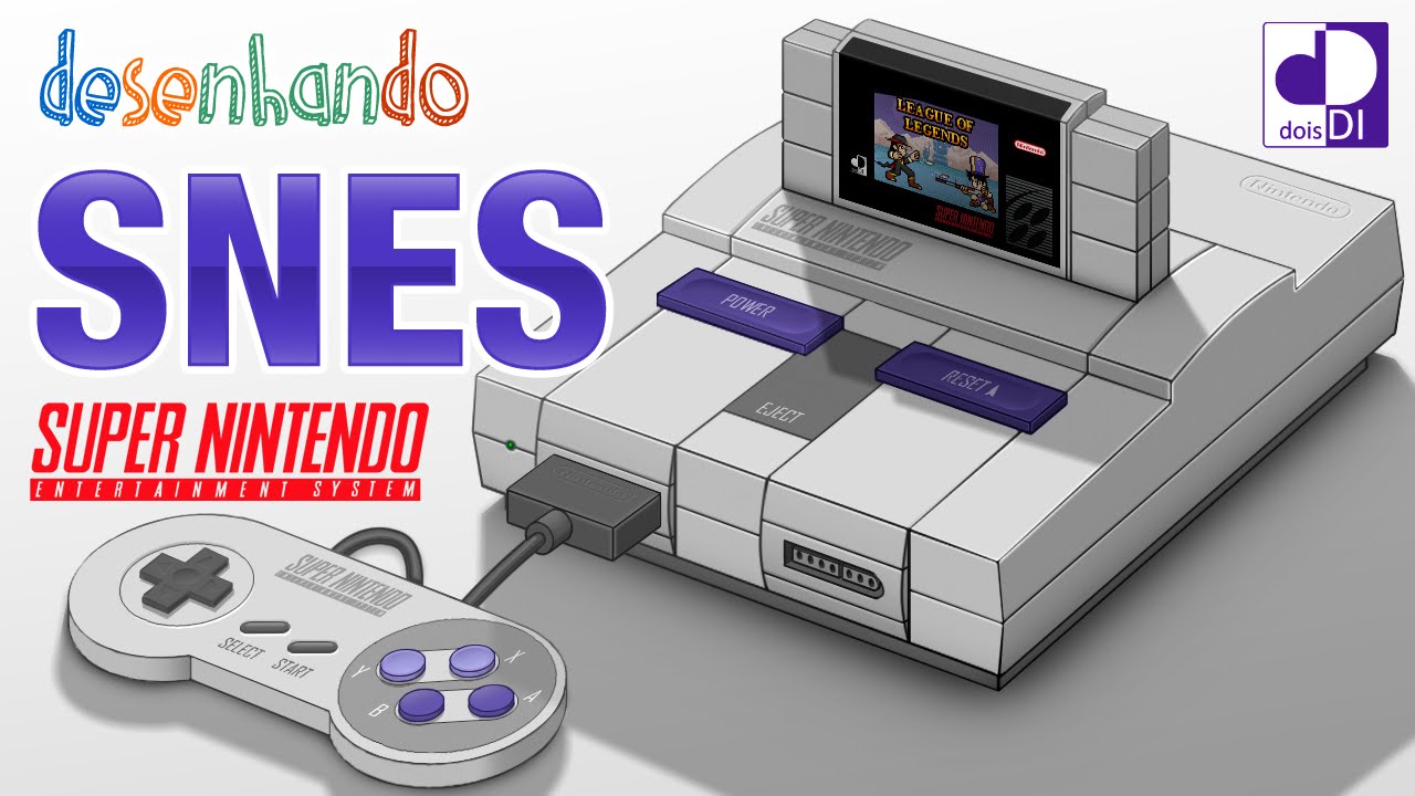 Desenhando Super Nintendo (SNES) - YouTube