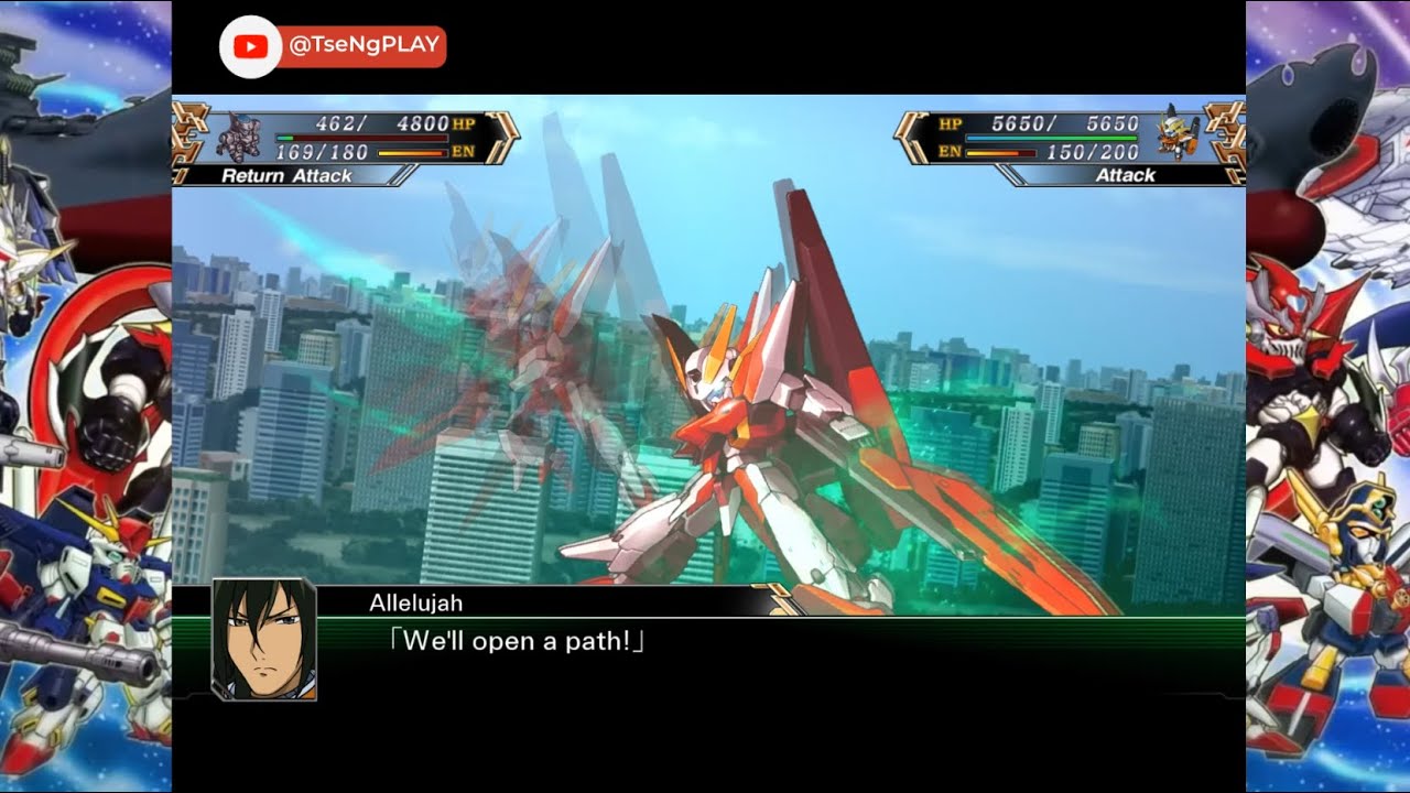SRW V - Gundam Harute - All Attack #superrobotwars #TseNgPLAY - YouTube