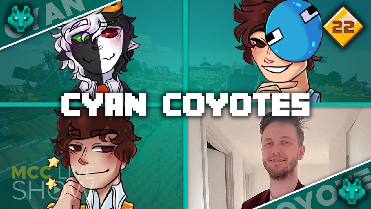 MCC 22 - Cyan Coyotes Team Intro - Ranboo, WilburSoot, Seapeekay, Wisp ...