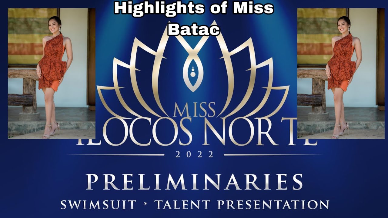 Miss Ilocos Norte 2022 | Miss Batac | Preliminaries - YouTube