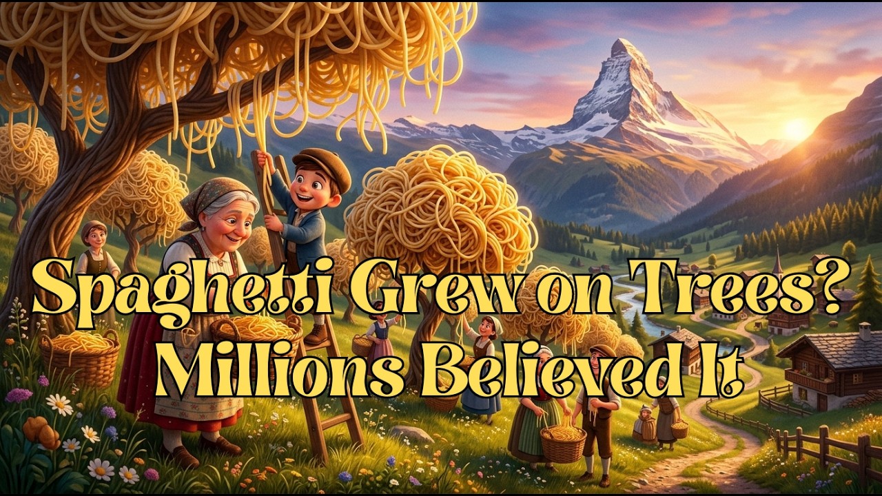 The Day Spaghetti Grew on Trees (BBC's Greatest Hoax) #AprilFools #BBC ...