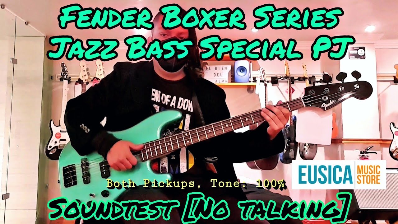 Fender Boxer Series Jazz Bass Special PJ Soundtest! [No talking] - YouTube