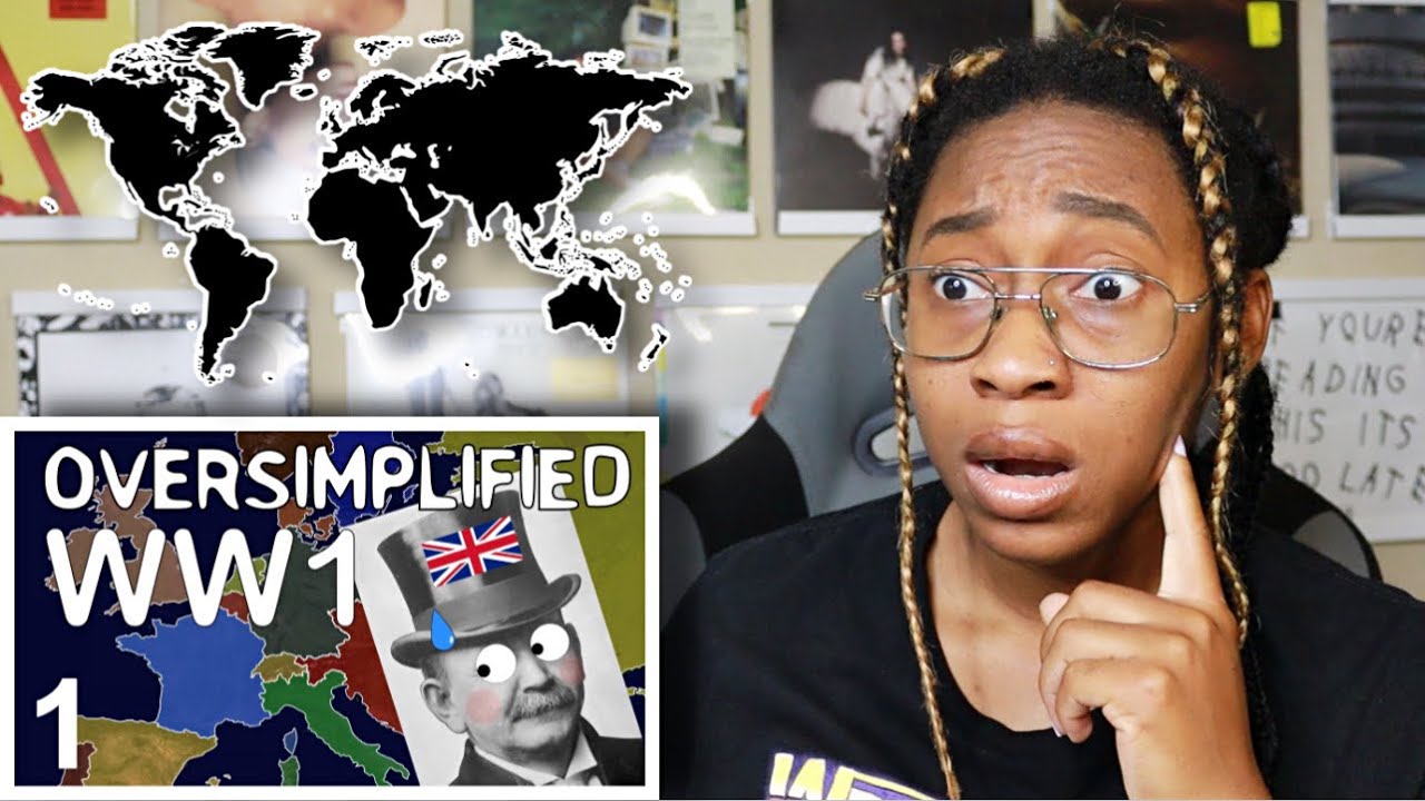 AMERICAN REACTS TO WORLD WAR 1- OVERSIMPLIFIED! 😳 - YouTube