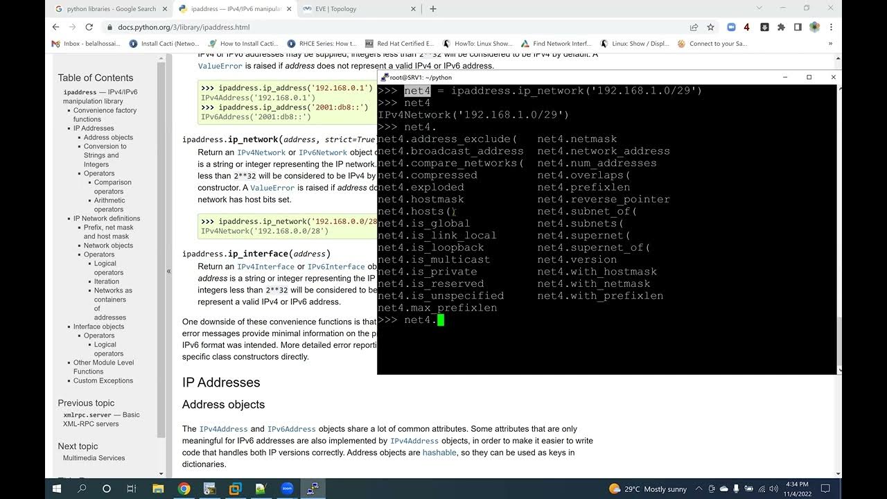 Network Automation using Python & Ansible [Class15 11 04 2022] - YouTube