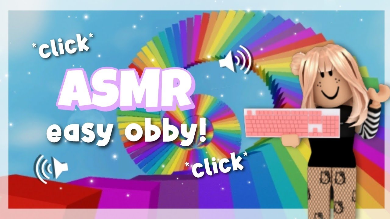 Roblox Easy Obby But Its Keyboard Asmr Relaxing Click Youtube