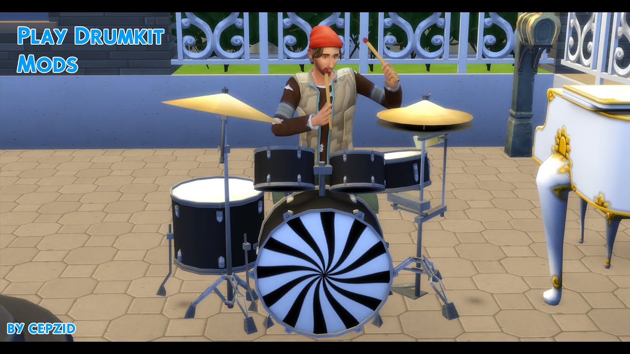 The Sims 4 Play Drum Mods - YouTube