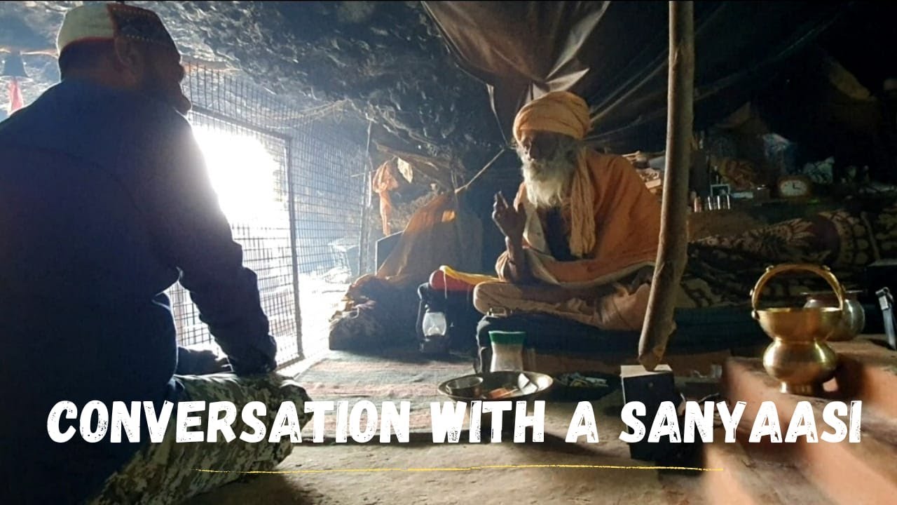 Sadhu living 'sanyaasi' life inside Pandava gufa near Dehradun - YouTube