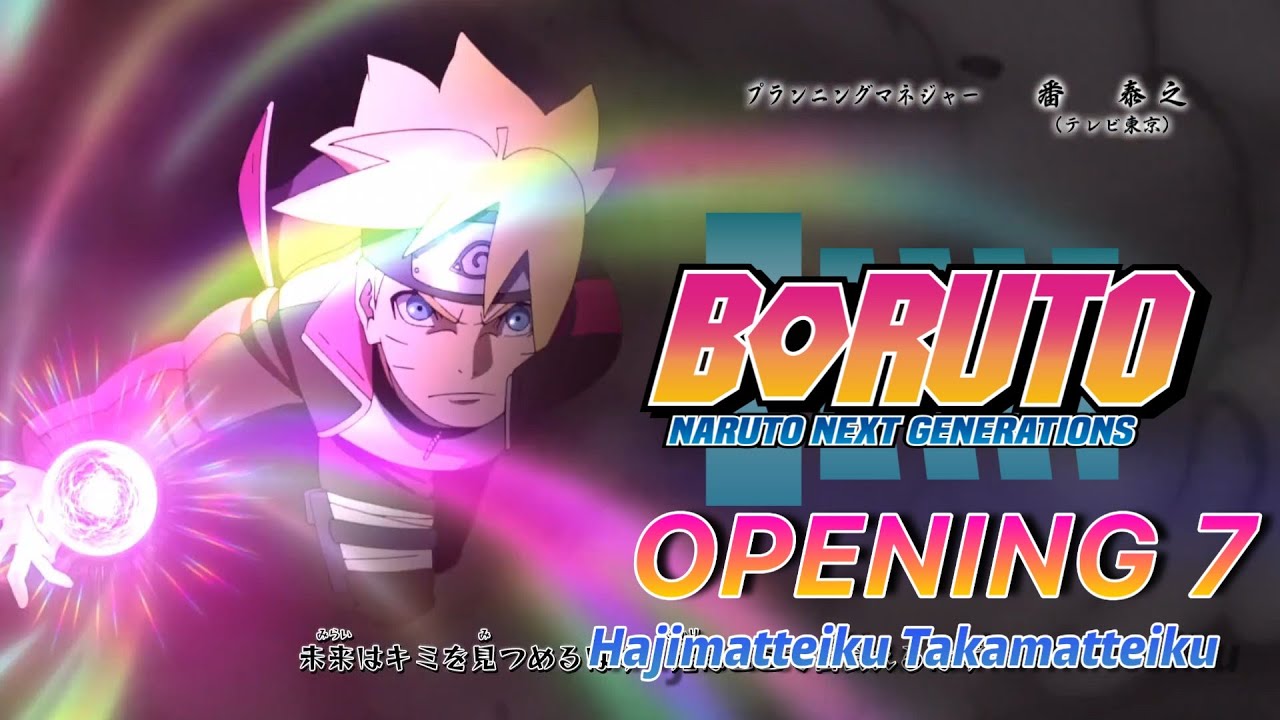 Boruto Opening 7 [Sanbomaster - Hajimatteiku Takamatteiku] AMV Original ...