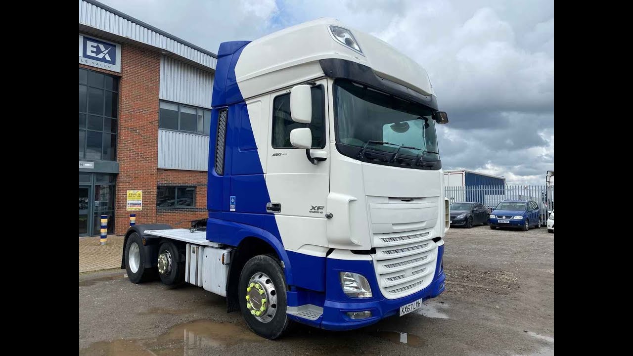 DAF FTP XF106 460 *EURO 6* SUPER SPACE 6X2 TRACTOR UNIT 2017 - KX67 LXH ...