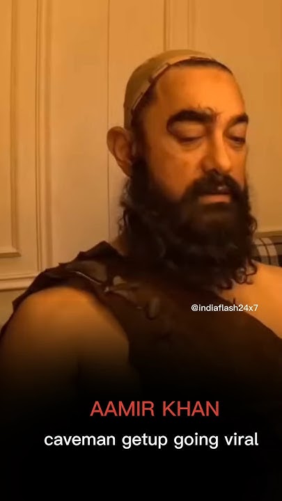 Aamir Khan |viral caveman getup #aamirkhan #bollywood #actor # ...
