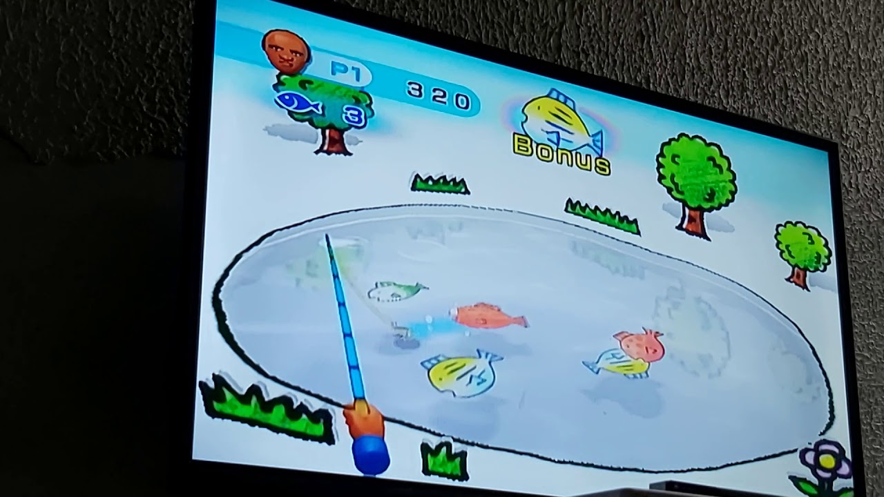 Wii Play - Fishing - Eduardo's Silver Medal - YouTube