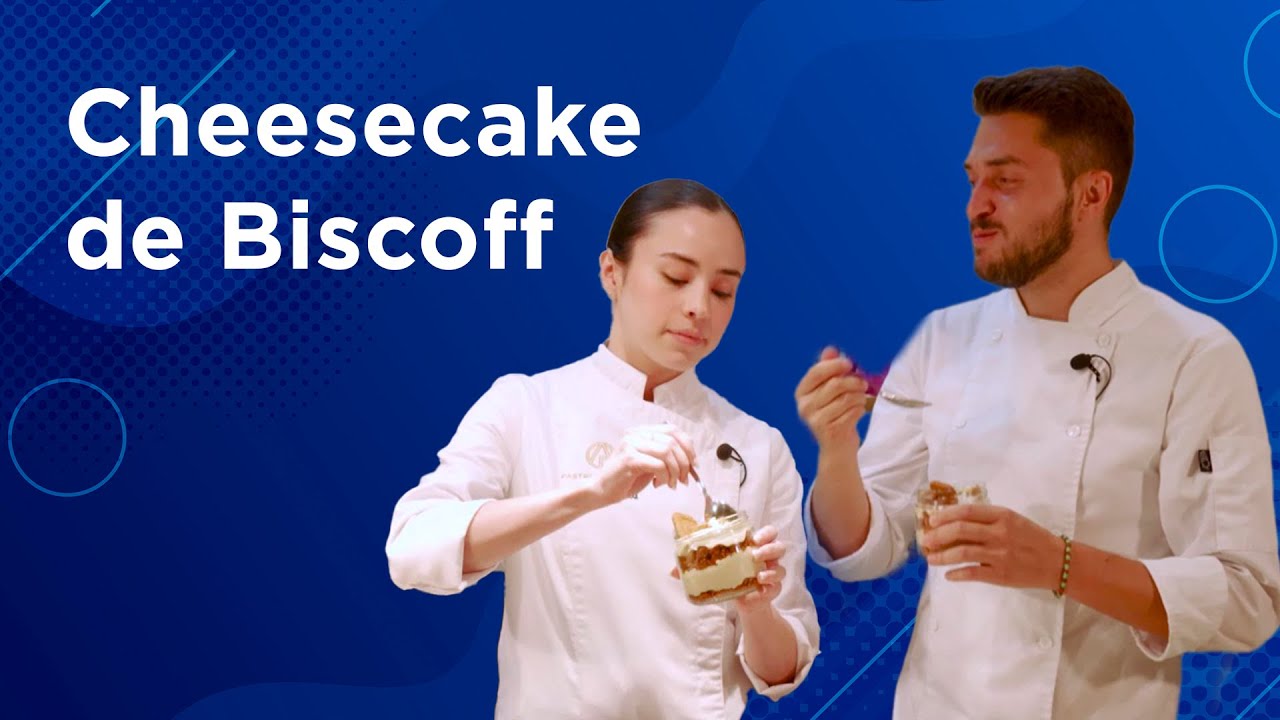 Preparando CHEESECAKE DE BISCOFF con la Chef Alexa - YouTube