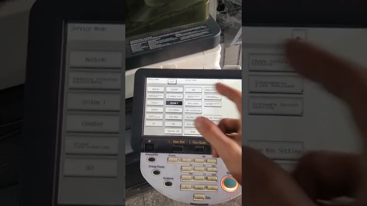 activation scan usb konica minolta bizhub c280/c454/c452 - YouTube