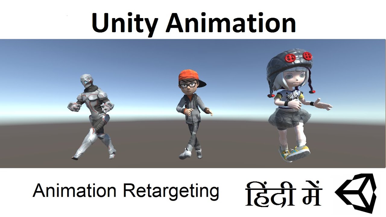 Animation Retargeting In Unity In Hindi Learn How To Animate Characters In Unity3d In Hindi