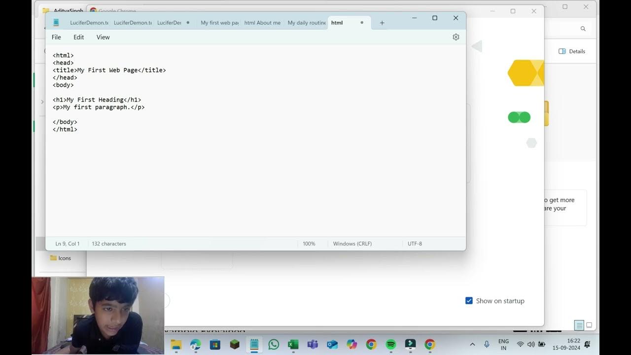 Learn HTML Basics with Aditya | Easy Tutorial for Beginners - YouTube